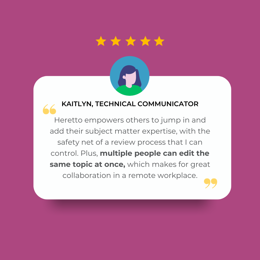 Learn more about Heretto CCMS